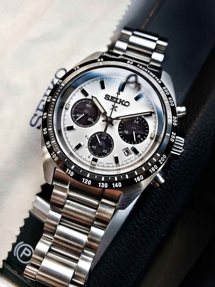 Seiko ssc813 /ssc813p1 solar Prospex speed timer Seiko panda – Watch ...